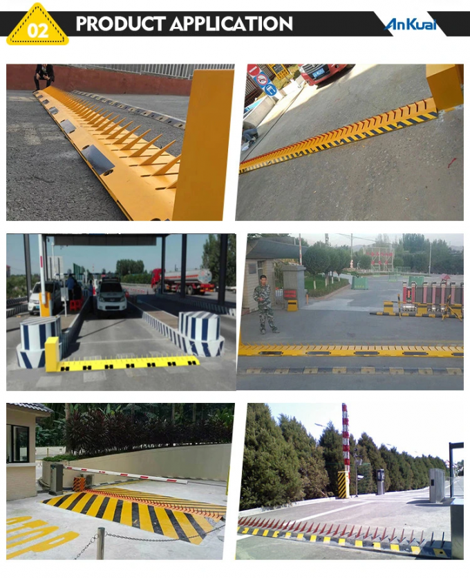 Electric Traffic Automatic Tyre Killer Safety System Bollard Spike Road ...