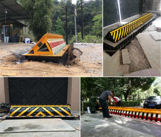 Security Parking Hydraulic Road Blocker Lot Heavy Duty Electronic ...
