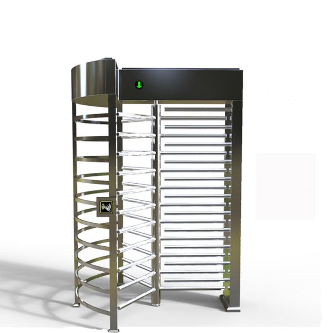 Card Reader Full Height Turnstile Access Control Anti Tailgating