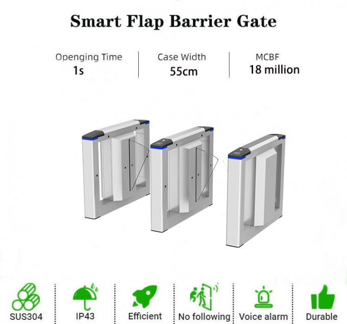 Automatic Flap Gate And Fast Speed Barrier Gate Access Swing Gate With ...