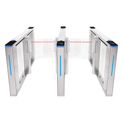 High Speed Access Control Barrier Gate Facial Recognition Swing Double ...