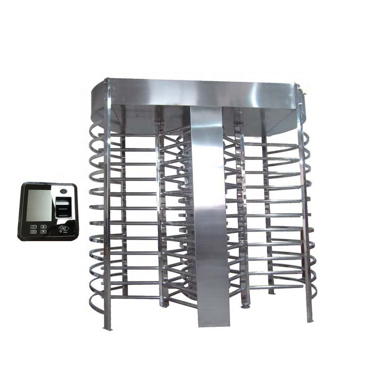 304SS Full Height Turnstile Gate with Pedestrian Control System ...