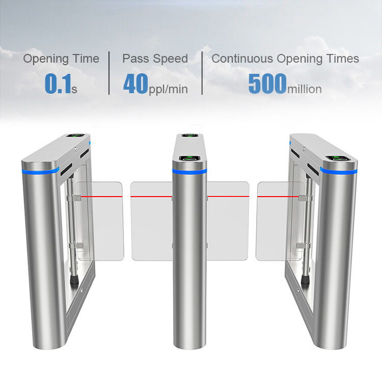 Cabinet size 1400 300 1000mm Rotating Barrier Turnstile Powered by DC ...
