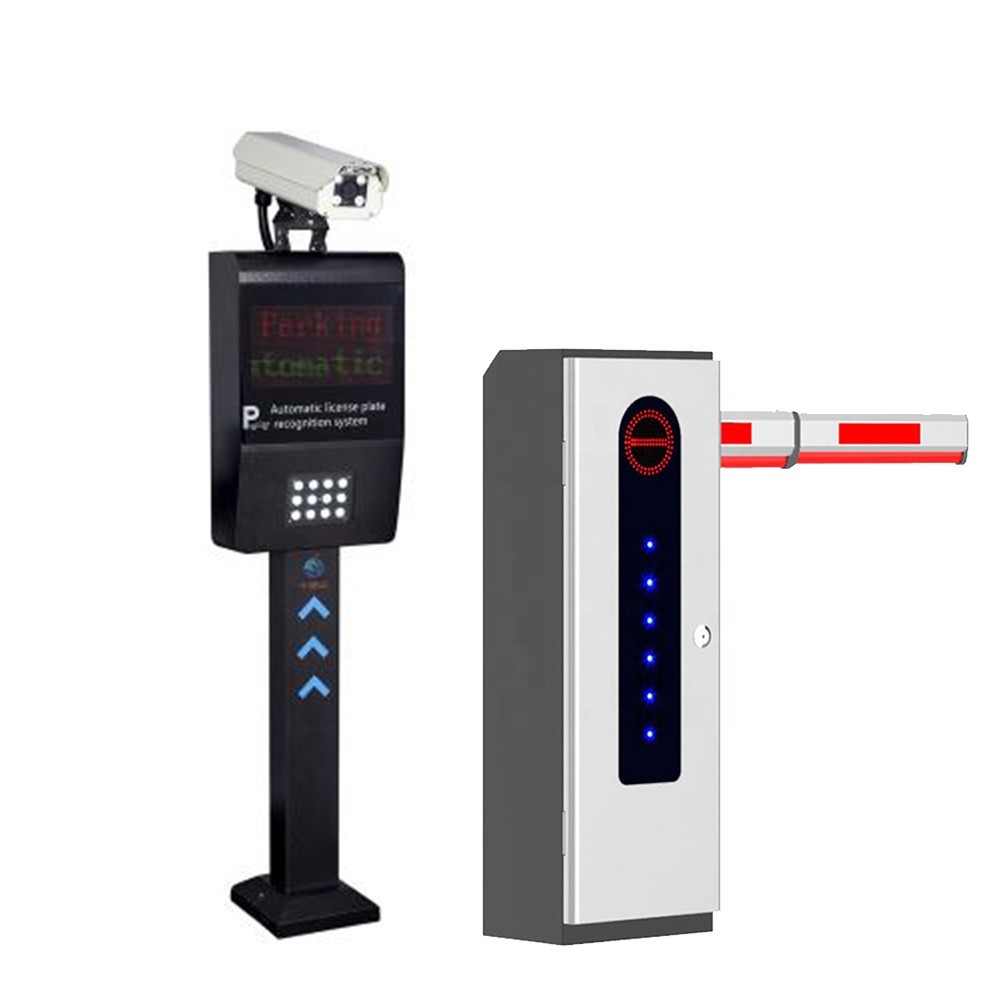 6m Automatic Parking Boom Barrier Gate Control Road Safety Folding Arm ...