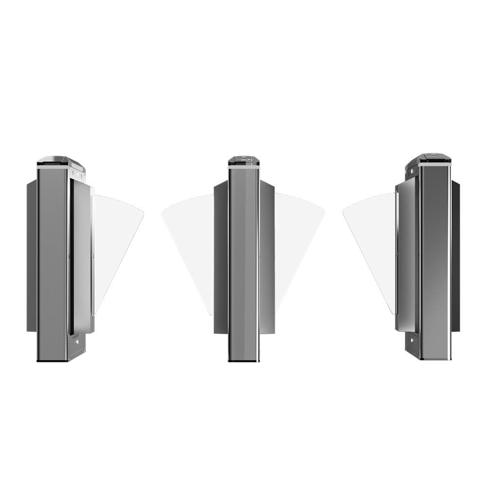 Sliding Flap Barrier Turnstile Gate 304 Stainless Steel Access Control