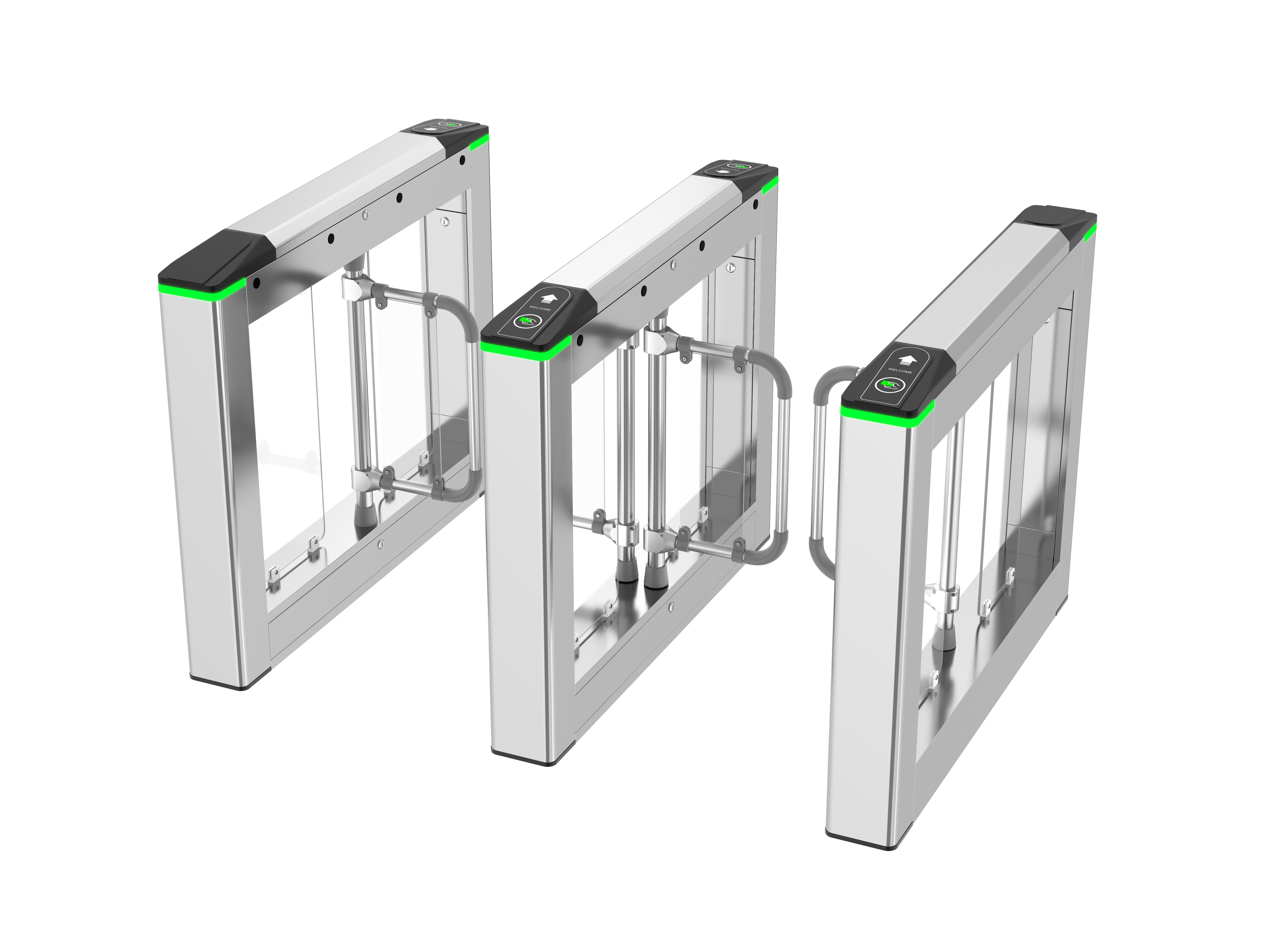 Bidirectional Swing Barrier Turnstile Automatic Systems Turnstiles With ...