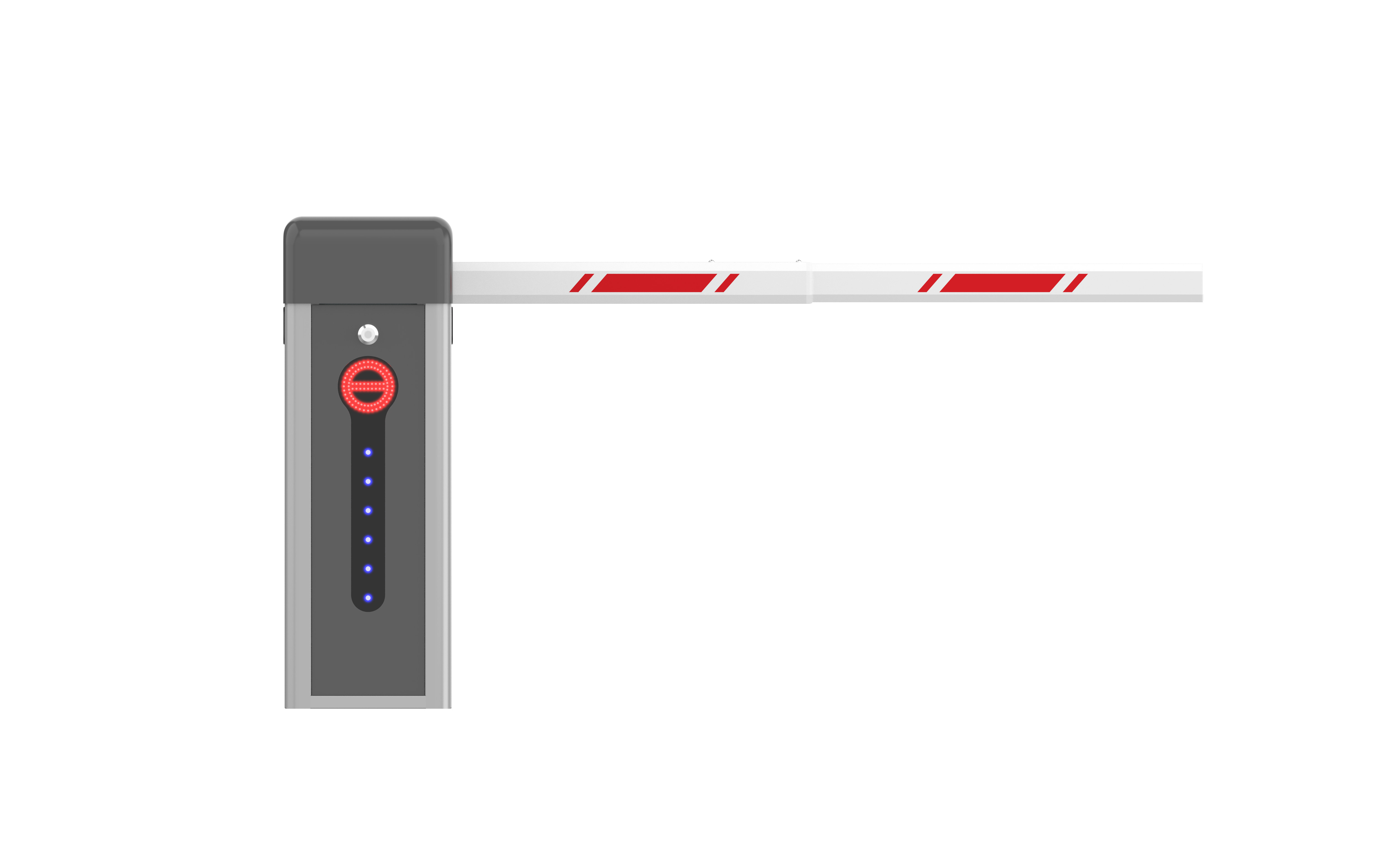 Boom Barrier Gate System High Speed Drop Arm Barrier Gate with Fence ...