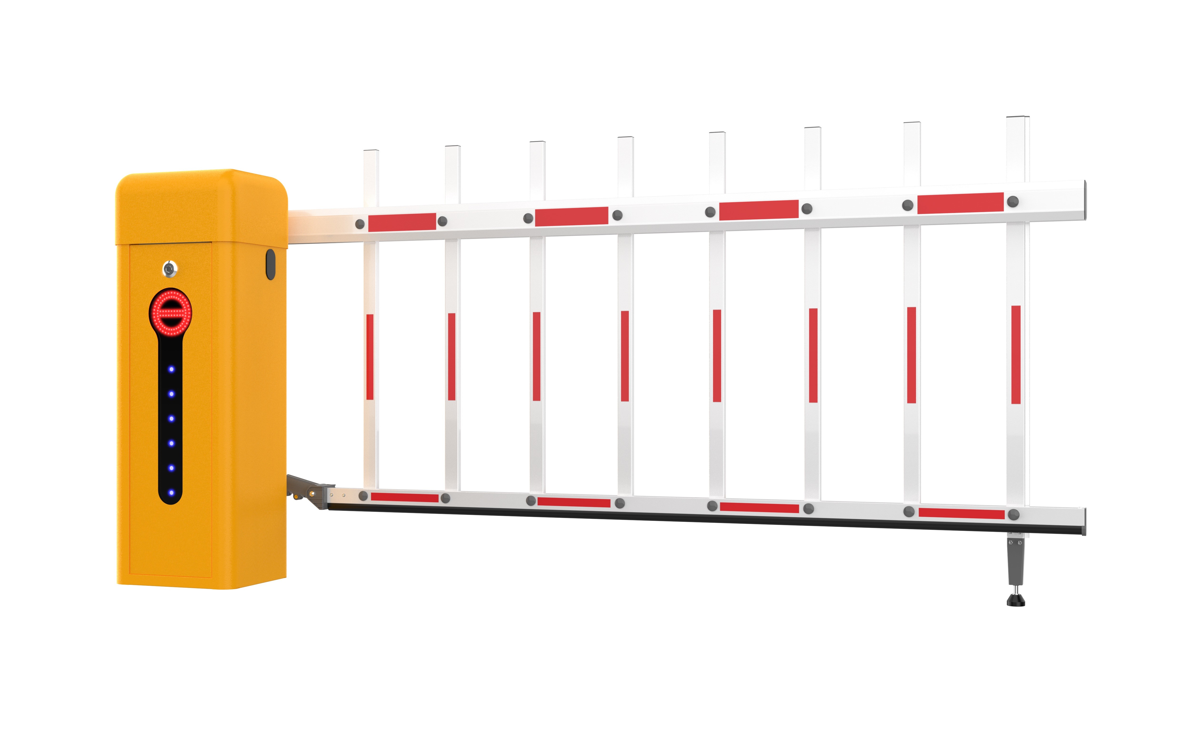 Parking Automatic Barrier Gate With DC24V Brushless Motor And Remote ...