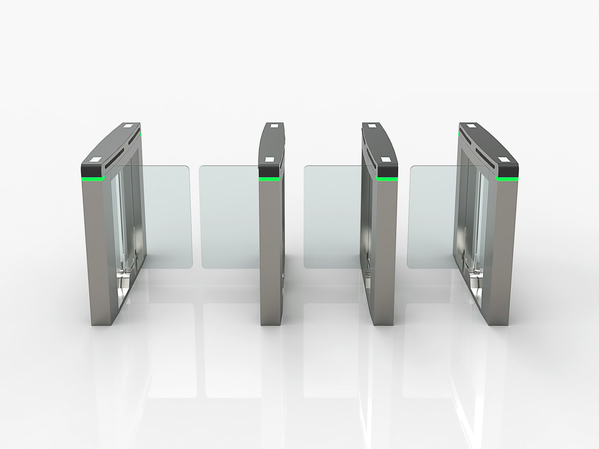 Gym Intelligent Speed Gate Turnstile With Rfid Swing Barrier